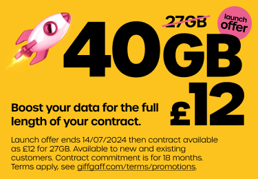 Best SIM only deals | giffgaff